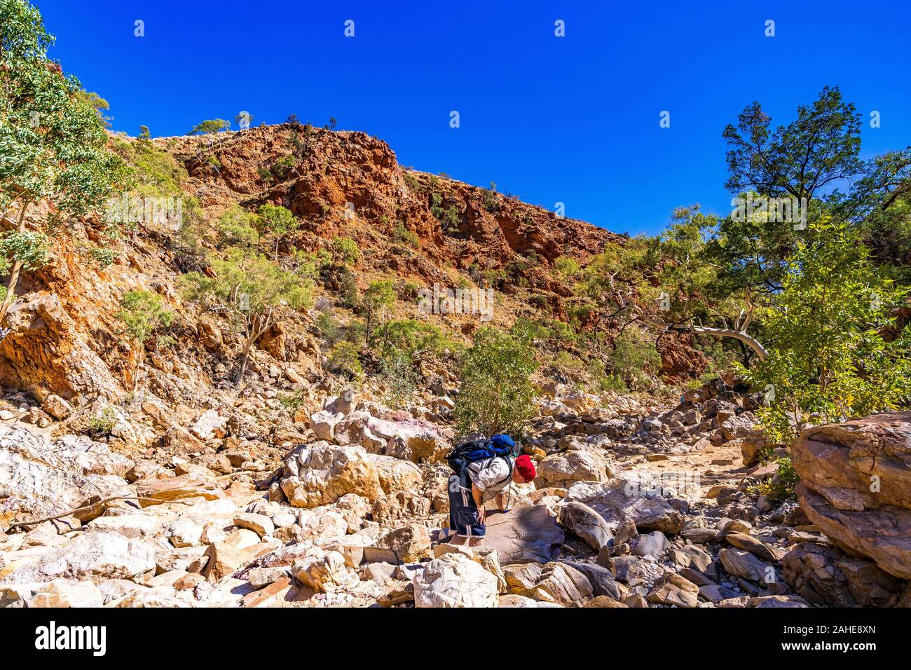 Redbank Gorge is a gap in the West MacDonnell Ranges in the Northern ...