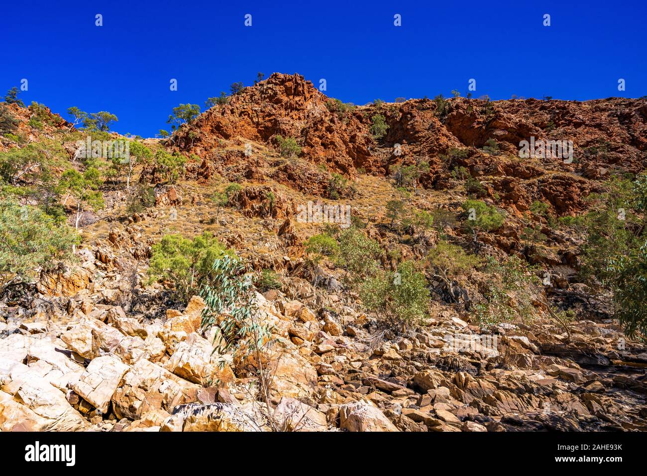 Redbank Gorge is a gap in the West MacDonnell Ranges in the Northern ...
