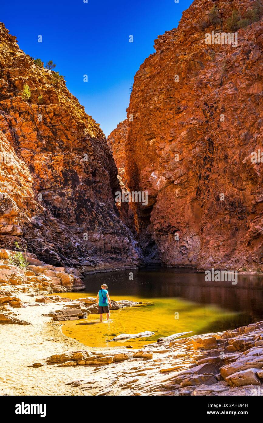 Redbank Gorge is a gap in the West MacDonnell Ranges in the Northern ...