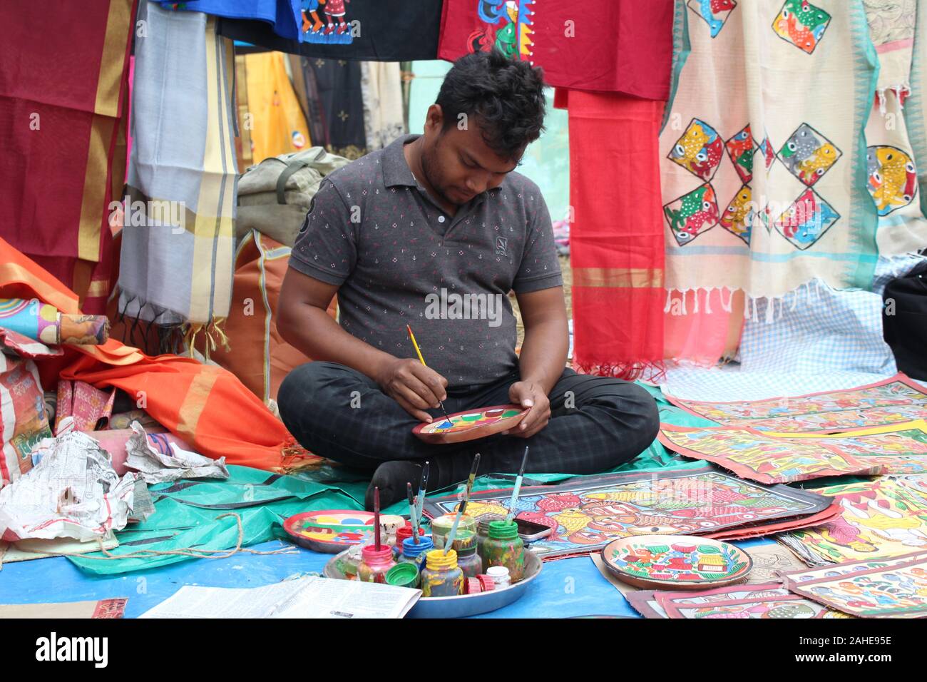Bolpur poush mela hi-res stock photography and images - Alamy
