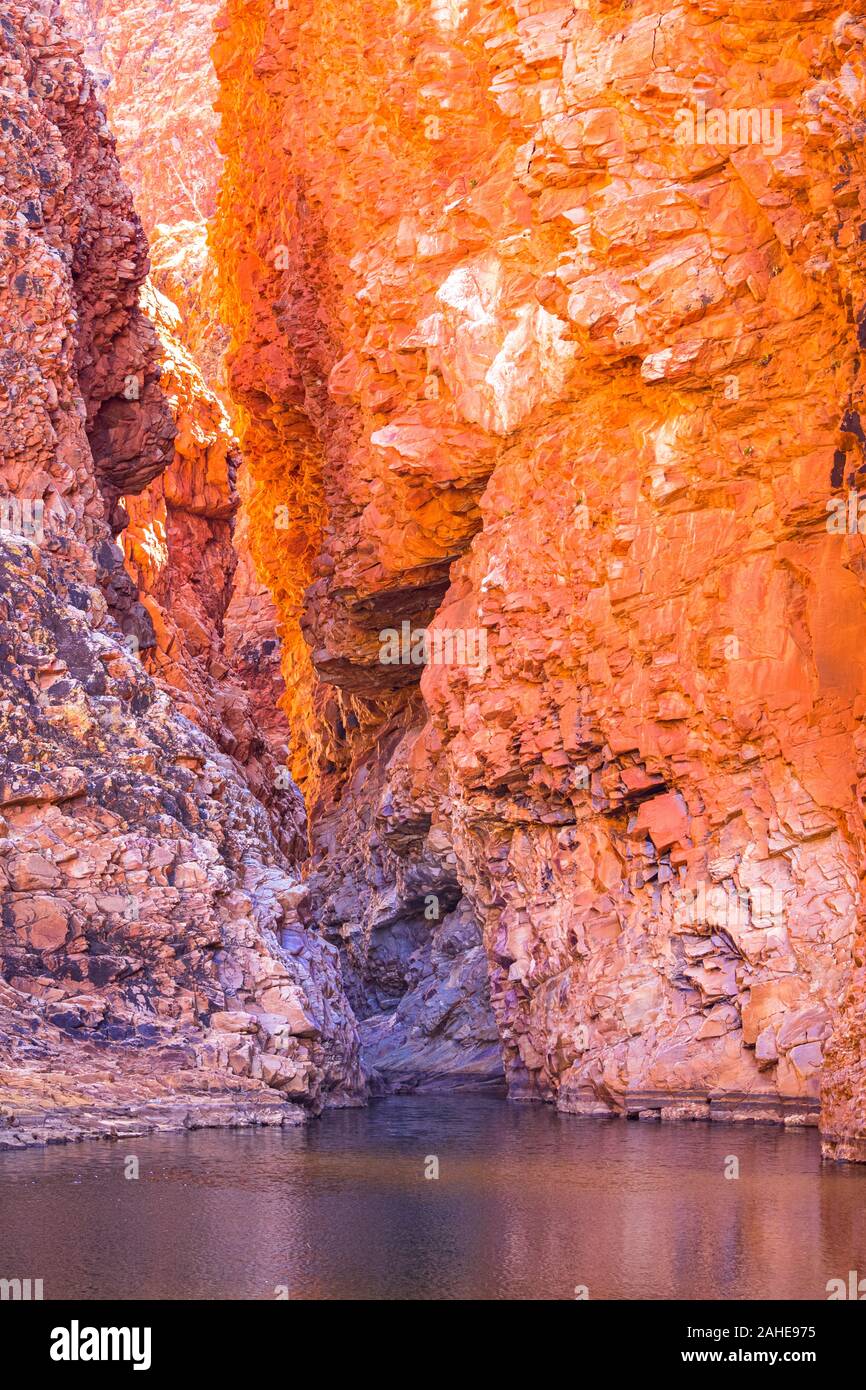 Redbank Gorge is a gap in the West MacDonnell Ranges in the Northern ...