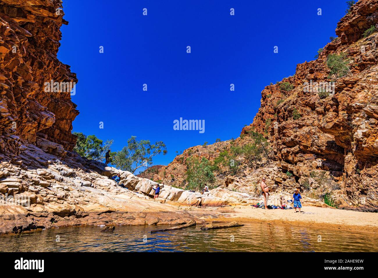 Redbank Gorge is a gap in the West MacDonnell Ranges in the Northern ...