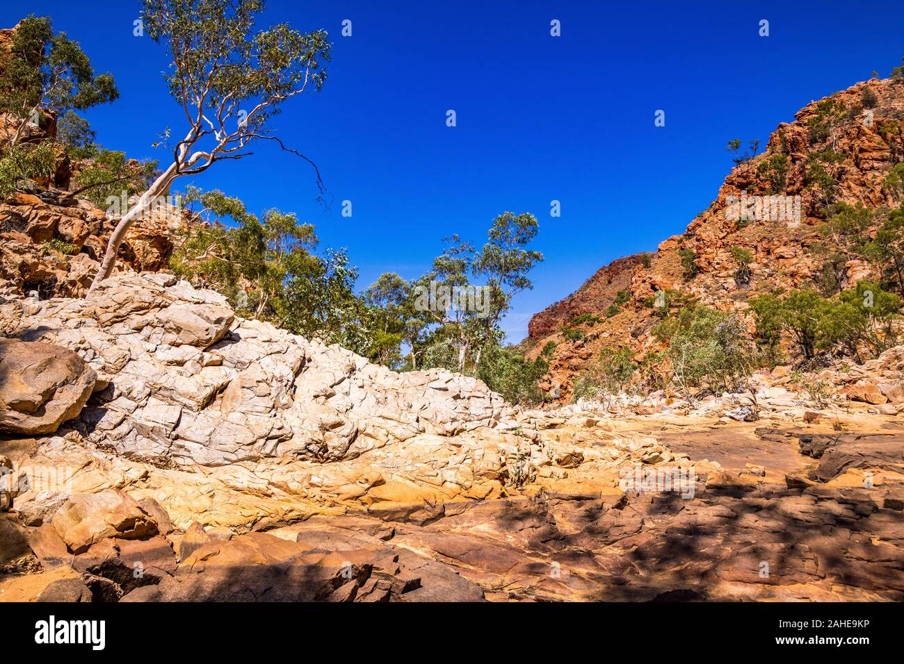 Redbank Gorge is a gap in the West MacDonnell Ranges in the Northern ...