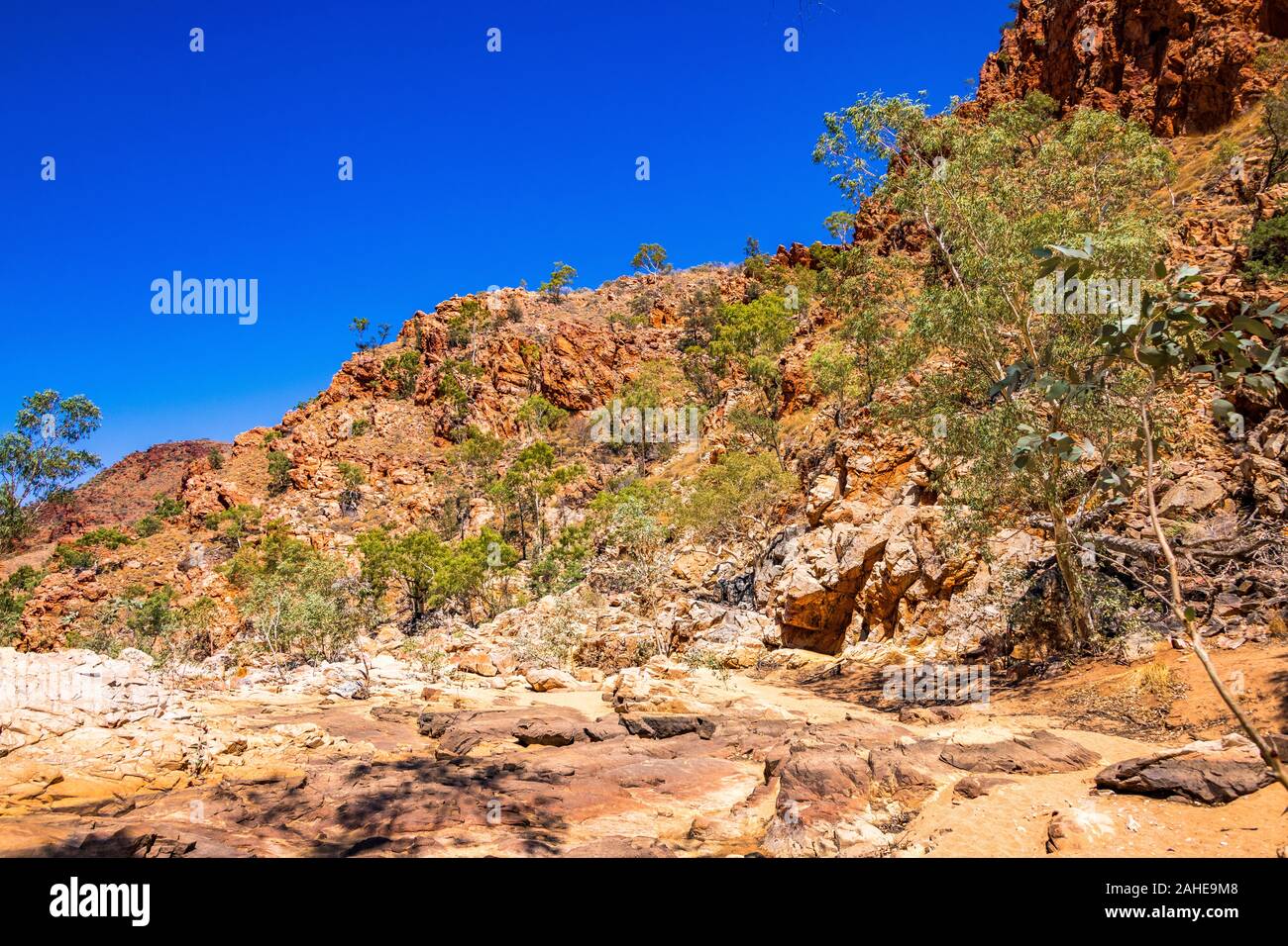 Redbank Gorge is a gap in the West MacDonnell Ranges in the Northern ...