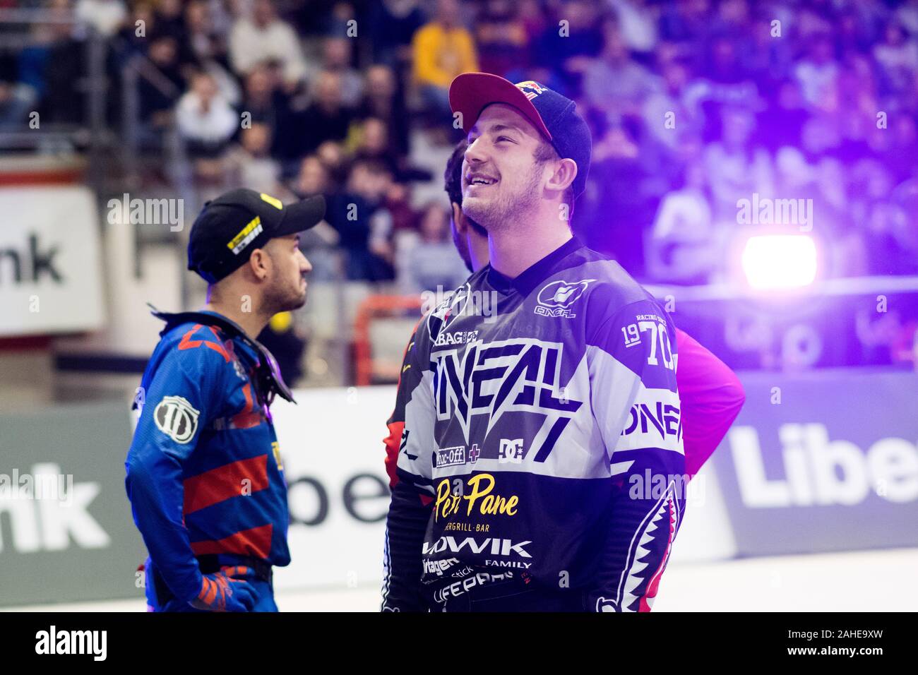 Gijon, Spain. 28th December, 2019. Freestyle motocross rider Luc ...