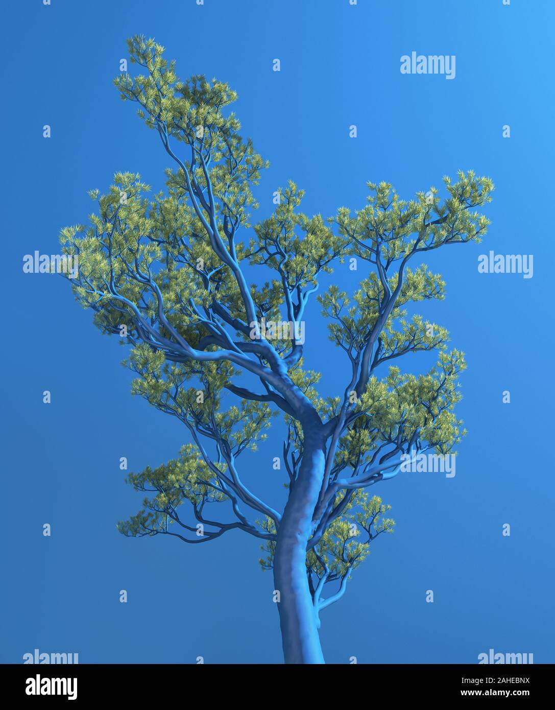 3d illustration futuristic tree hi-res stock photography and images - Alamy