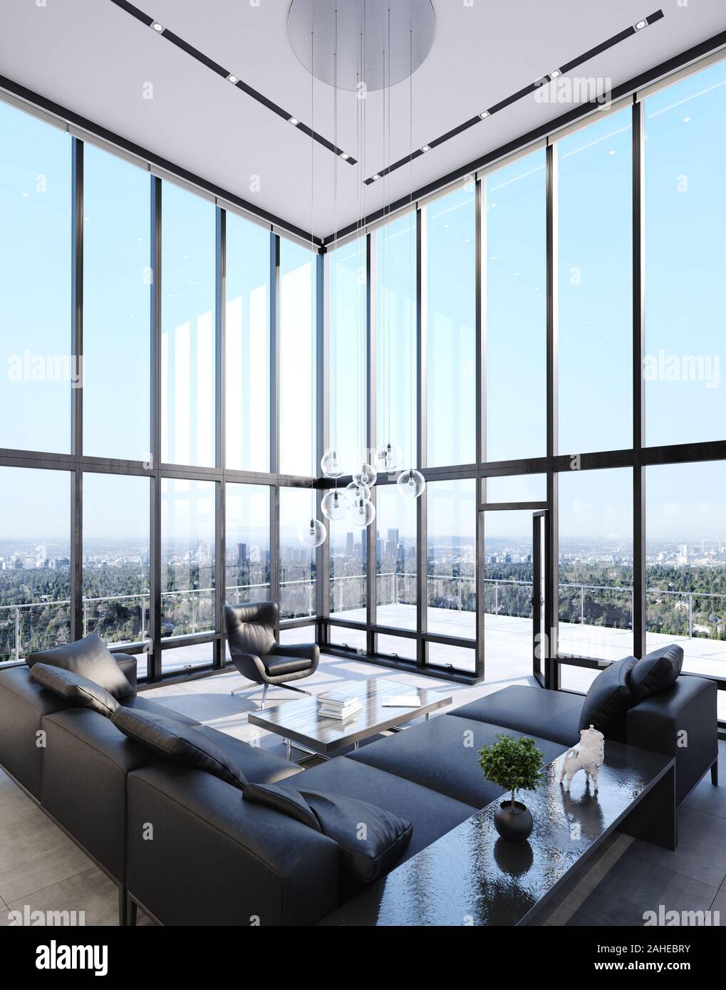Luxury Penthouse Apartment Interior