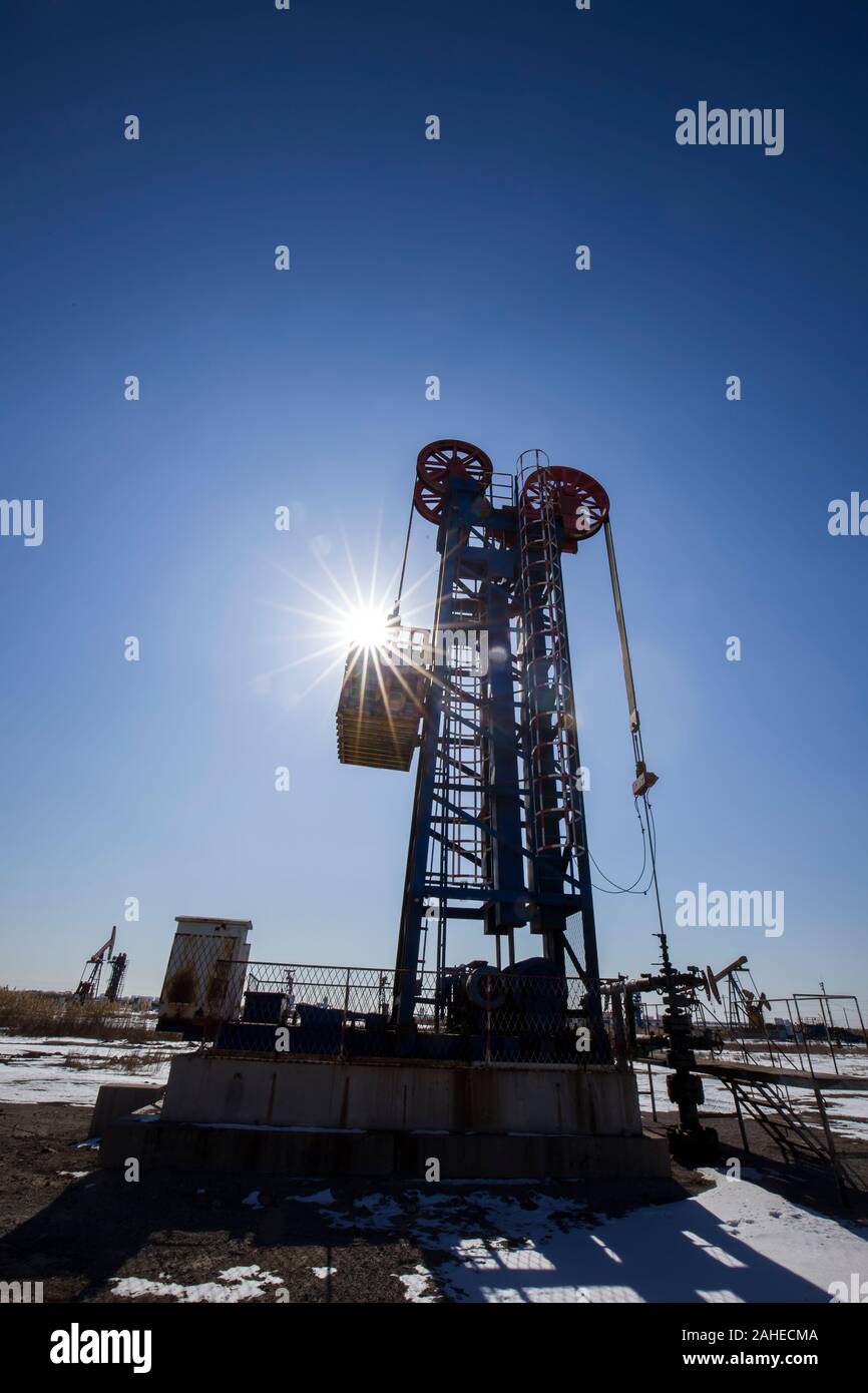 Tower type pumping unit Stock Photo - Alamy