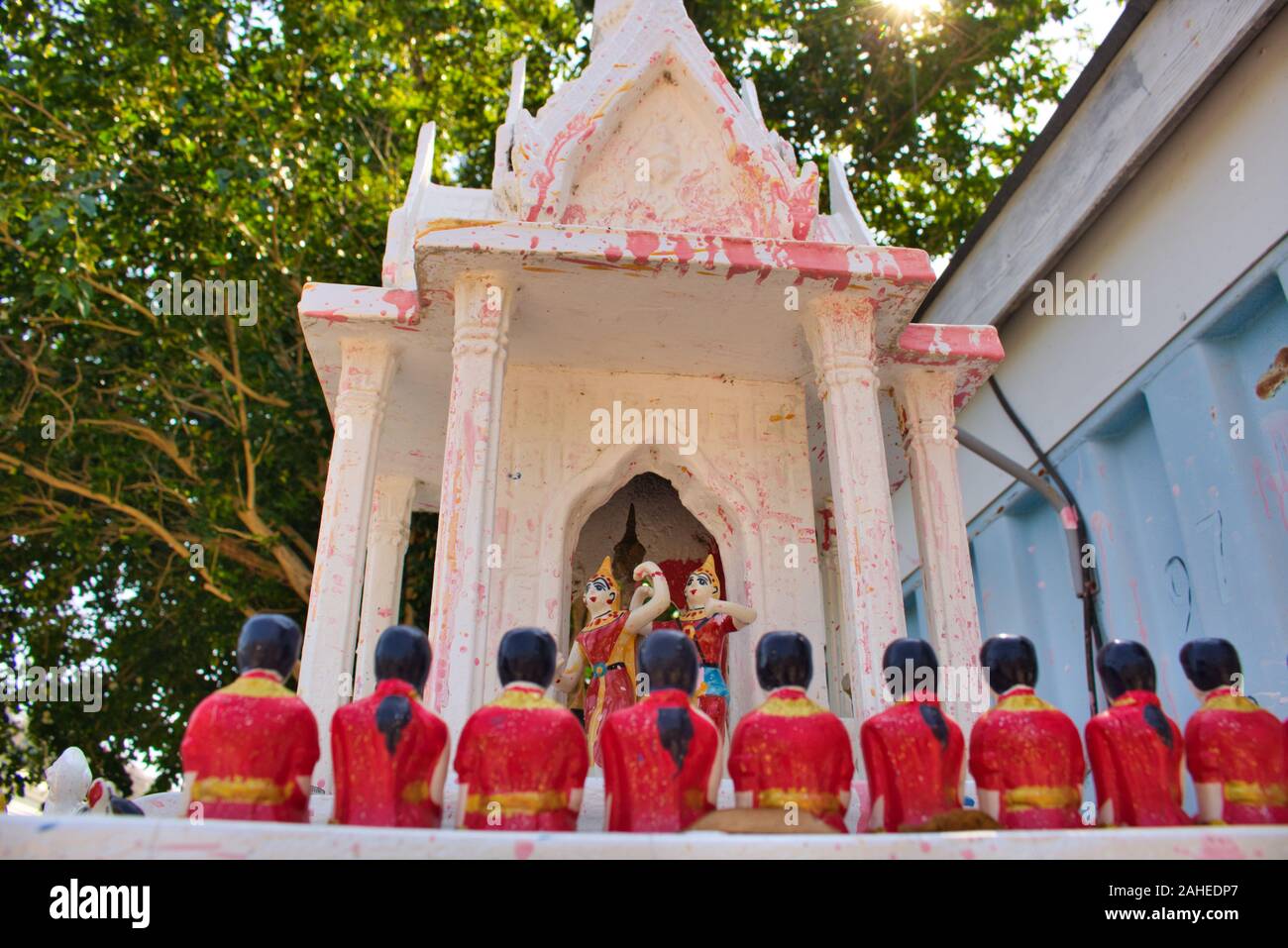 Thailand Spirit House Pray Not Animism High Resolution Stock ...