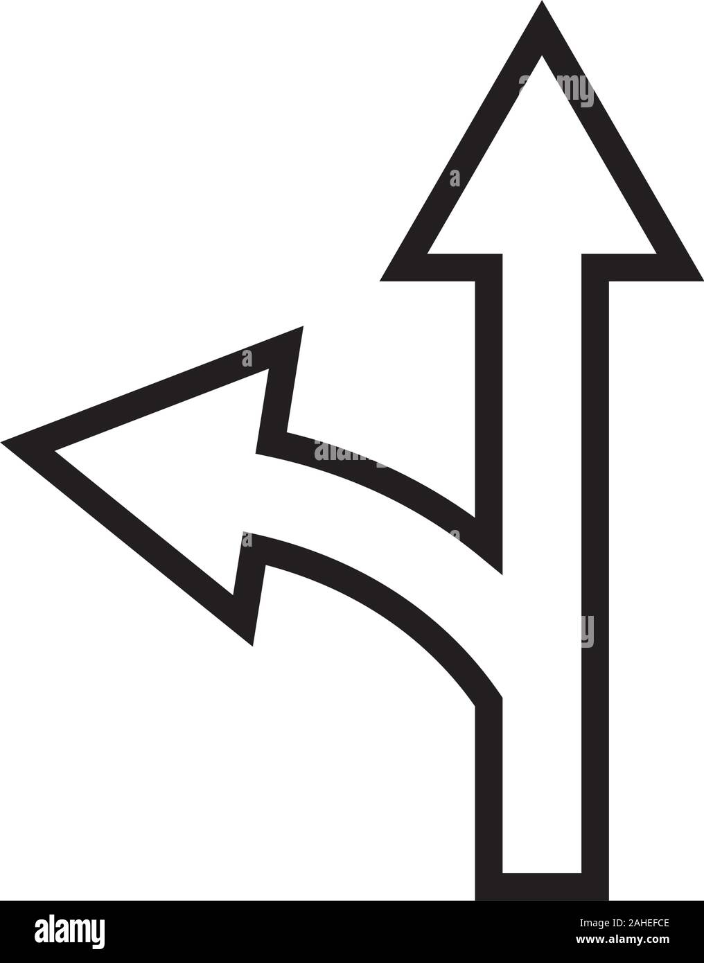 Straight split Stock Vector Images - Alamy