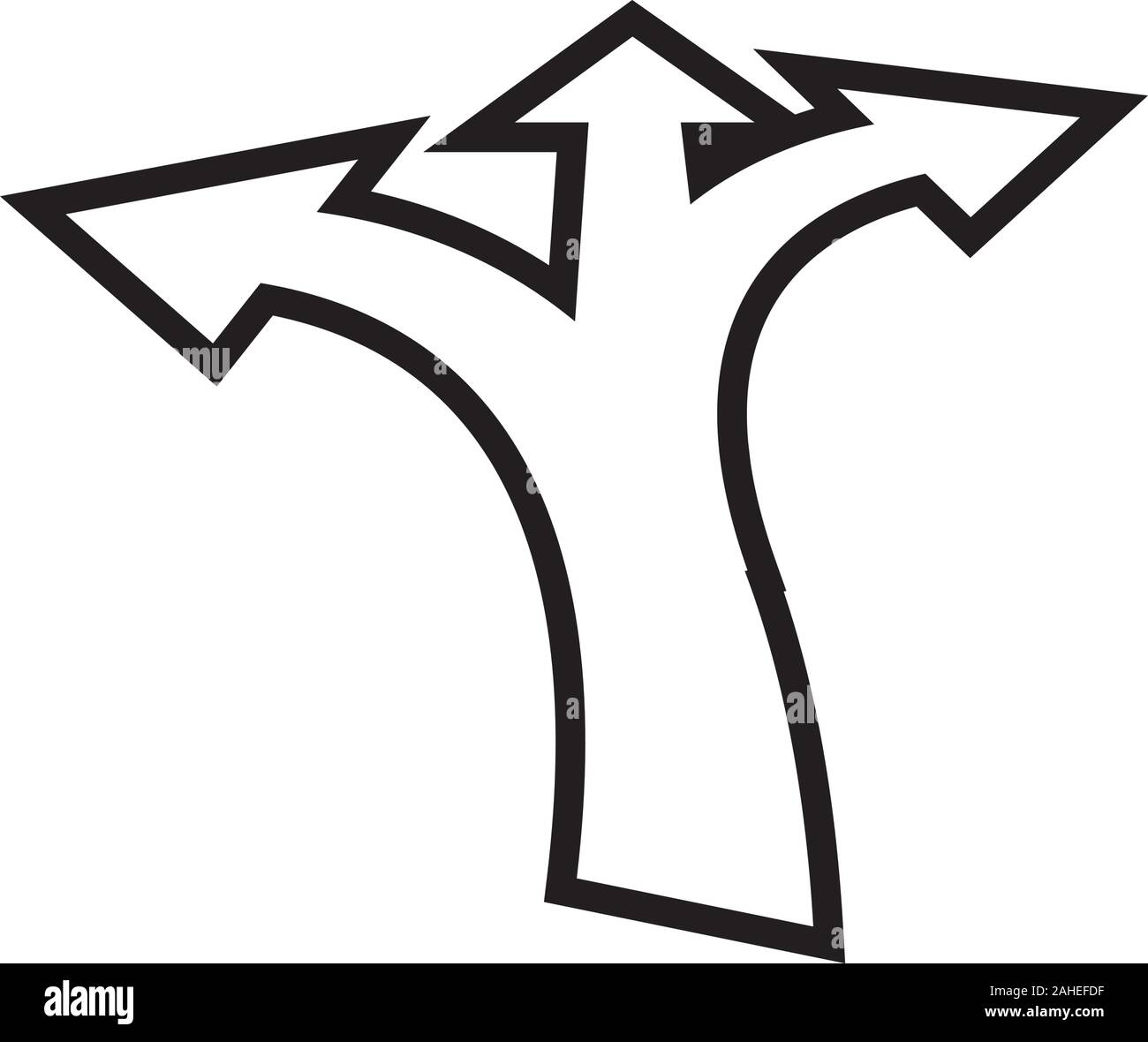 Straight split Stock Vector Images - Alamy