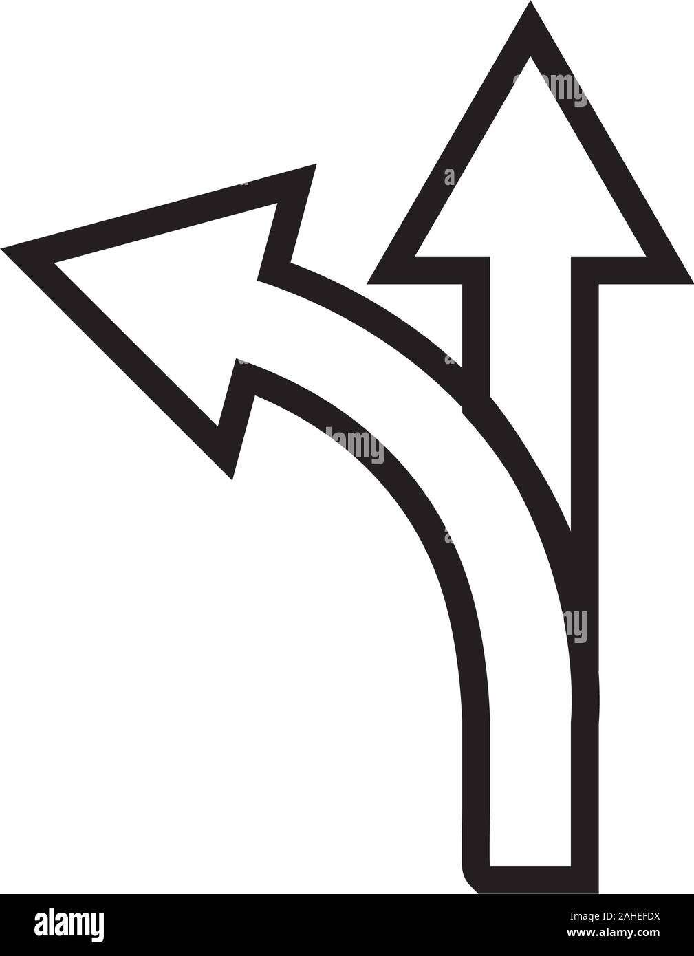 Straight split Stock Vector Images - Alamy