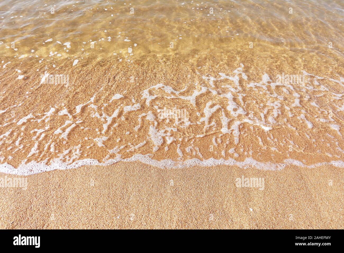 Transparent sea wave Stock Photo - Alamy