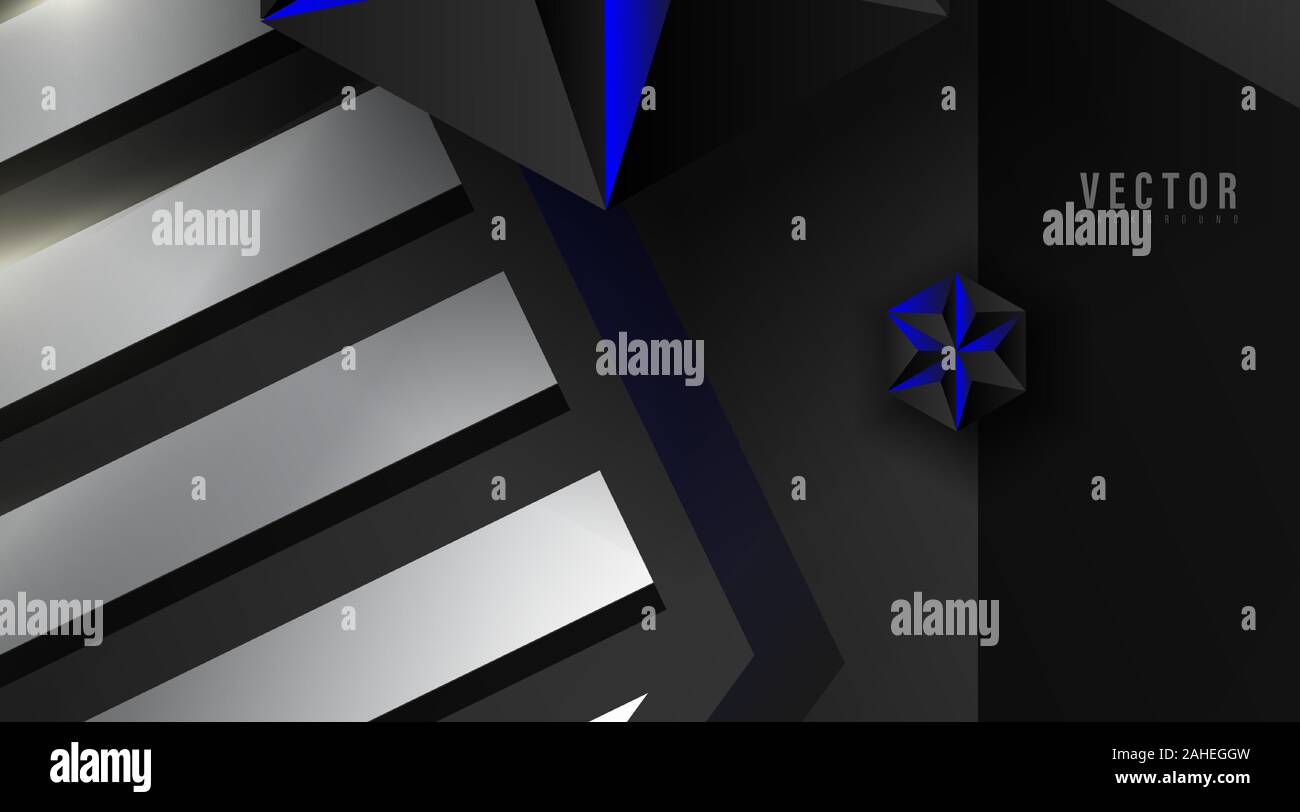 Abstract geometric vector background.shape hexagon, stripe, and ...