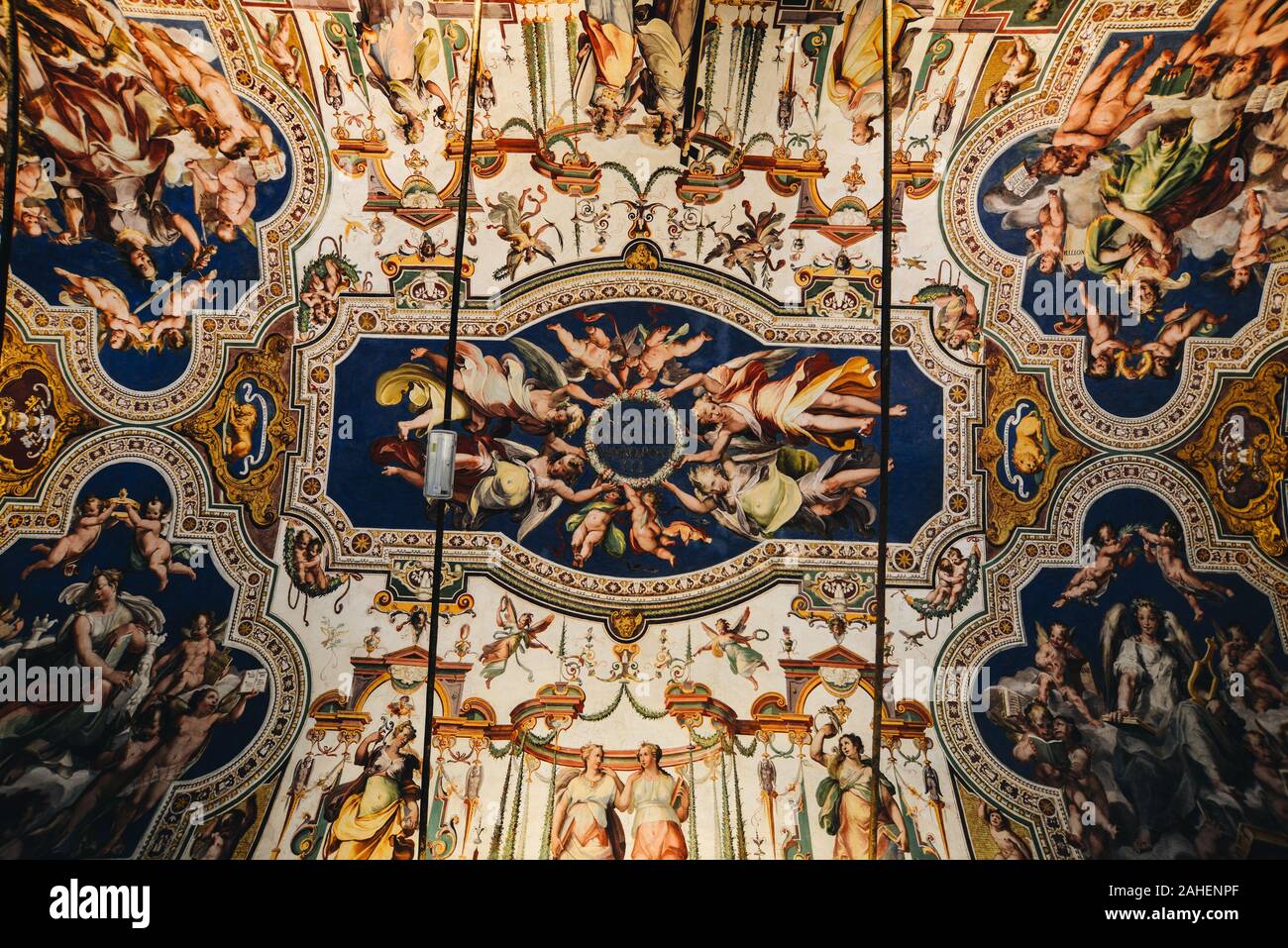 Vatican - Oct 16, 2018. Inside the Vatican Museums. In the museum ...