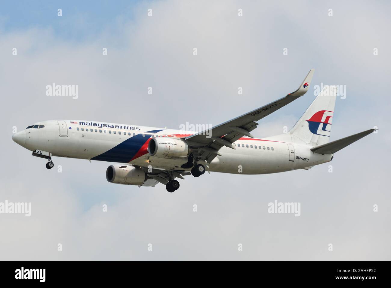 Saigon, Vietnam - Mar 4, 2019. Malaysia Airlines 9M-MXU (Boeing 737-800 ...