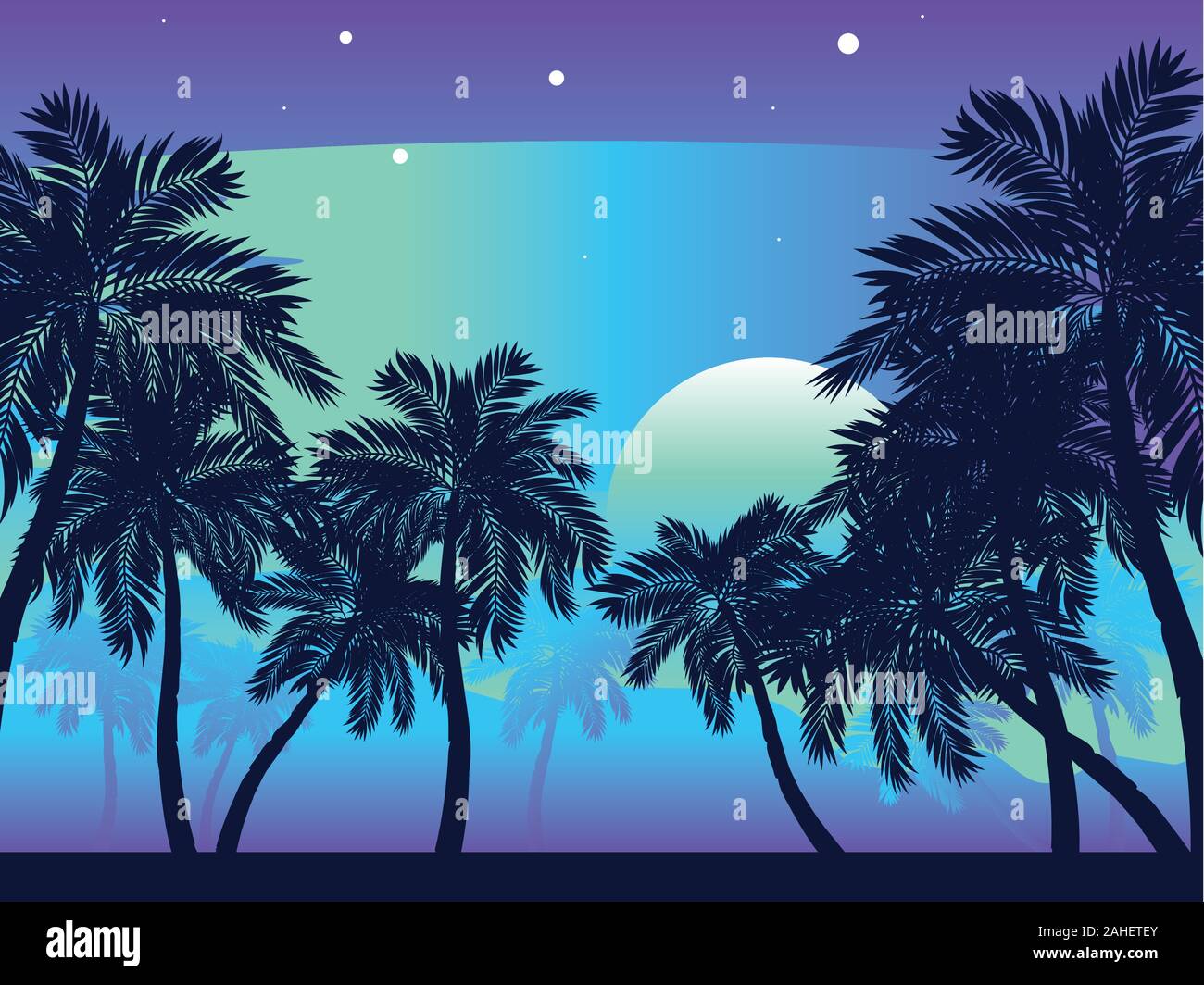 Humid tropical forest Stock Vector Images - Alamy