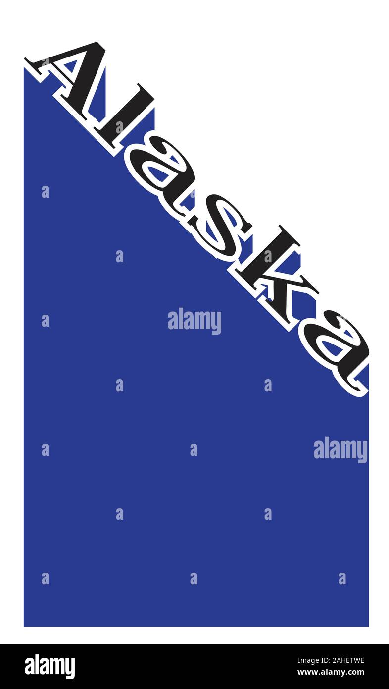 Alaska a vectors hi-res stock photography and images - Alamy