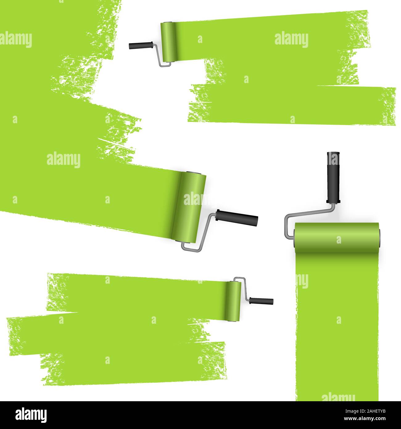 Green wall paint interior Stock Vector Images - Alamy