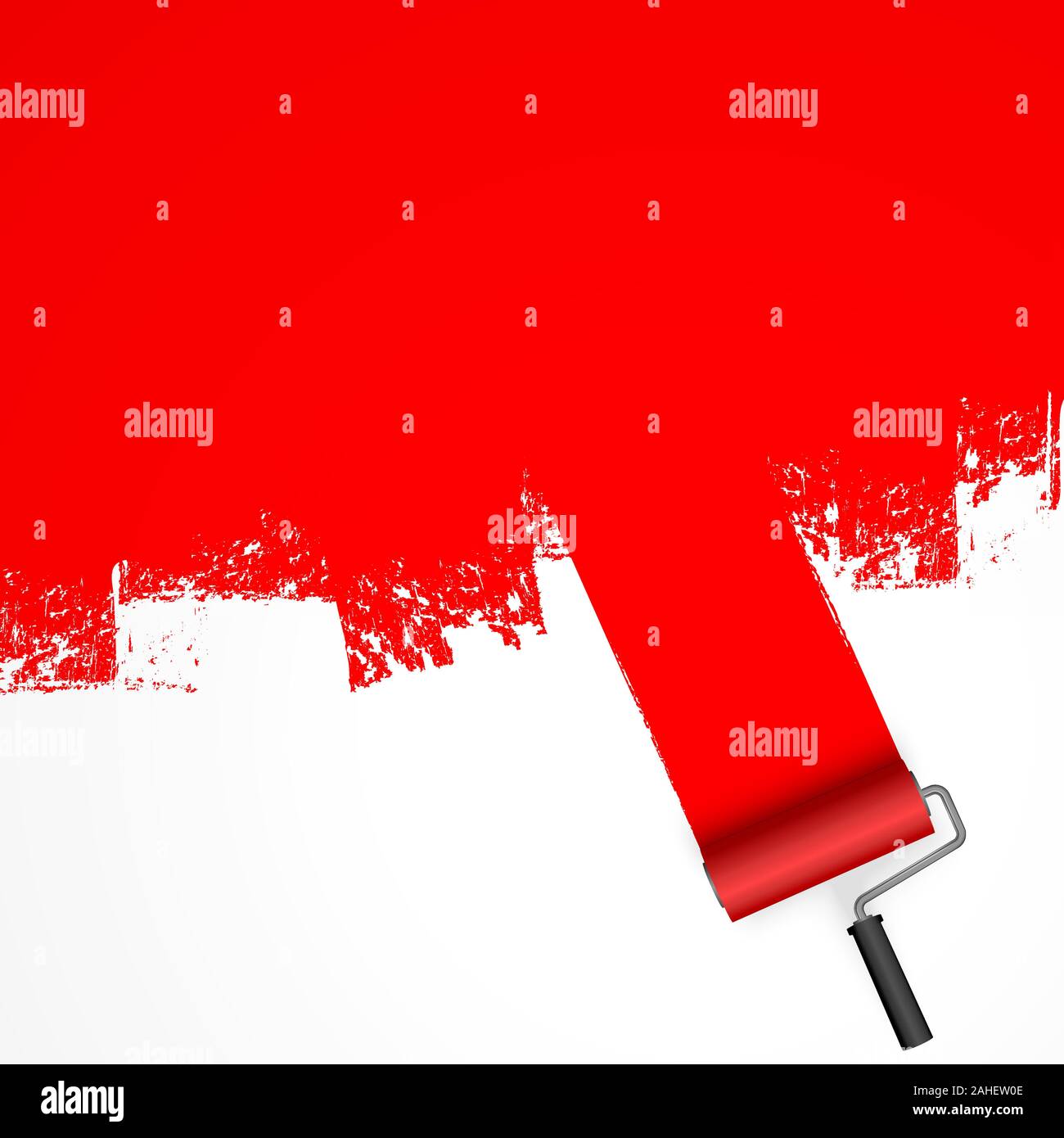EPS 10 vector illustration isolated on white background with paint ...