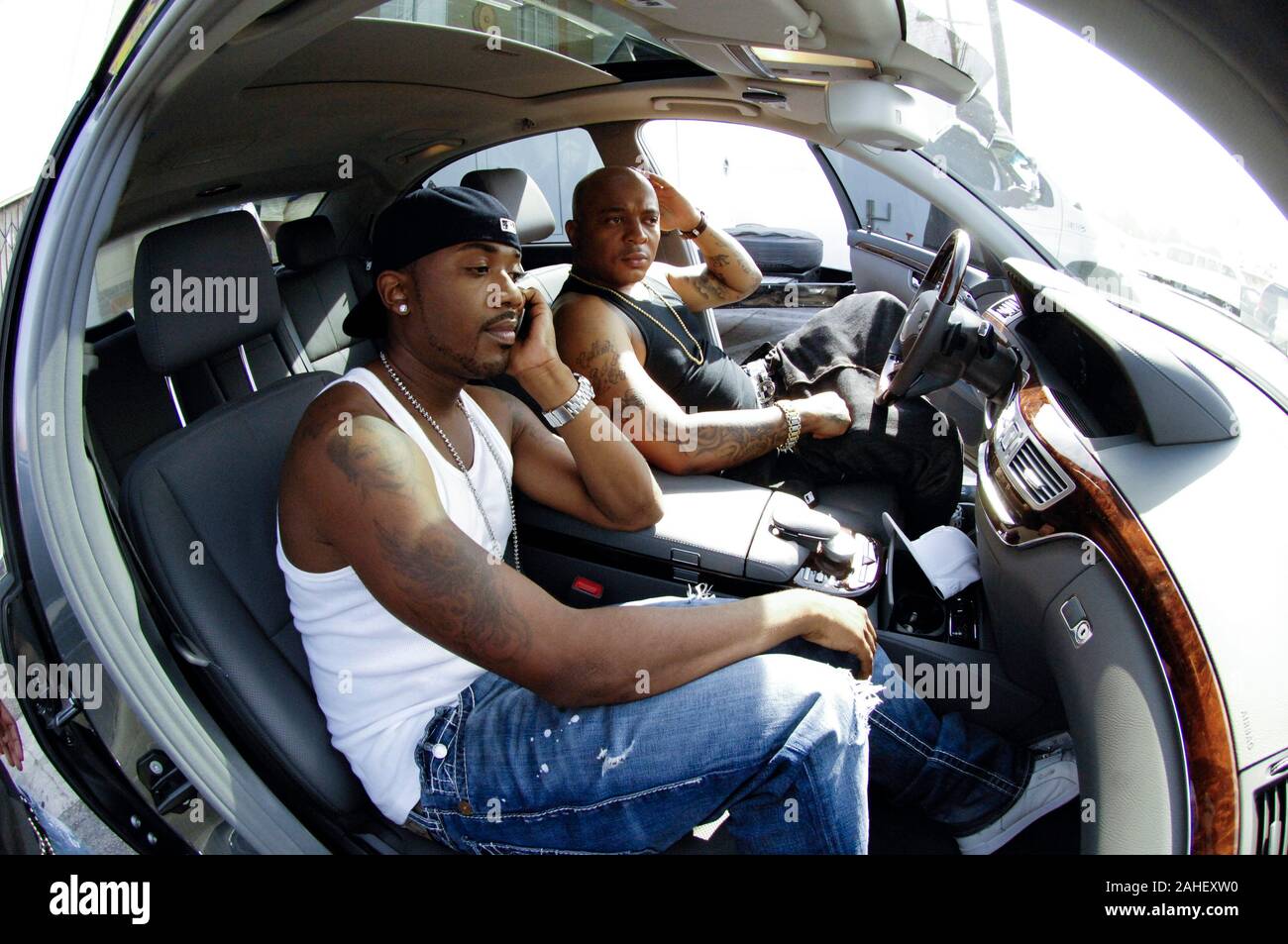 (L-R) Singer / Actor William Raymond Norwood Jr. aka Ray J and rapper ...