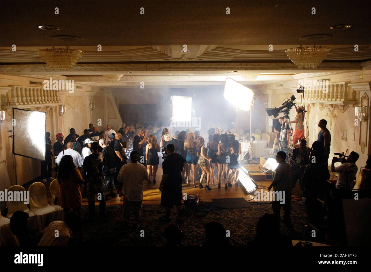 On set of 40 Glocc featuring Ray J "Damn" Music Video in Los Angeles ...