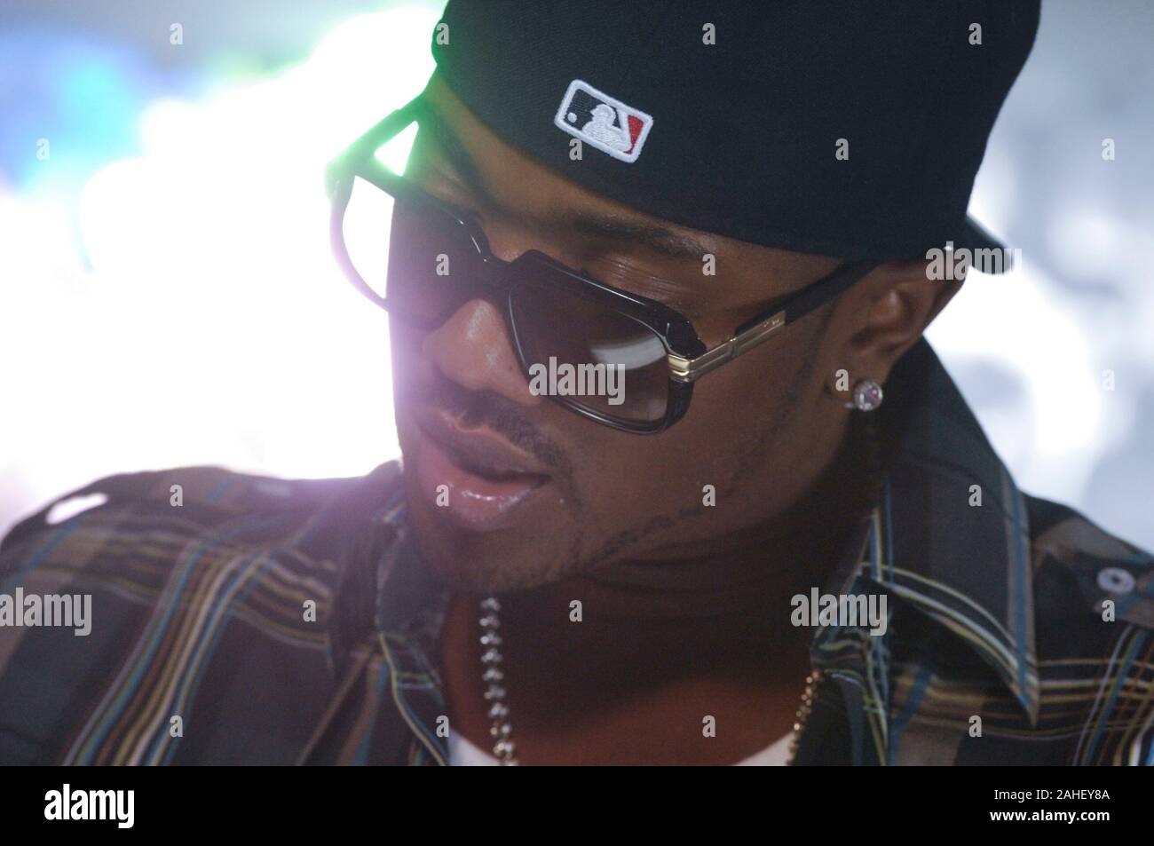 Singer / Actor William Raymond Norwood Jr. aka Ray J on set of 40 Glocc ...