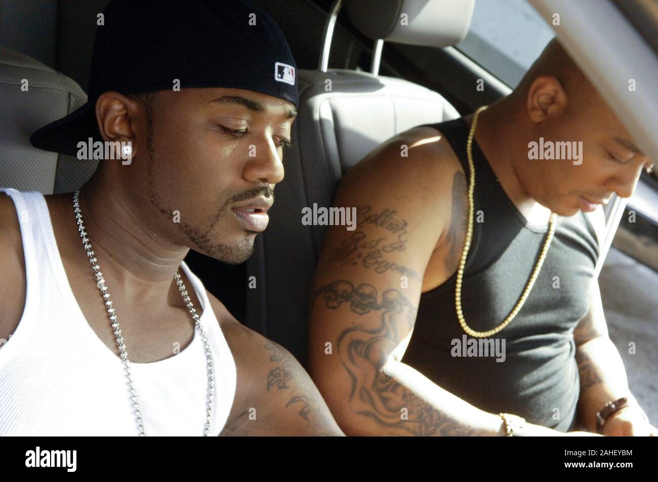 (L-R) Singer / Actor William Raymond Norwood Jr. aka Ray J and rapper ...