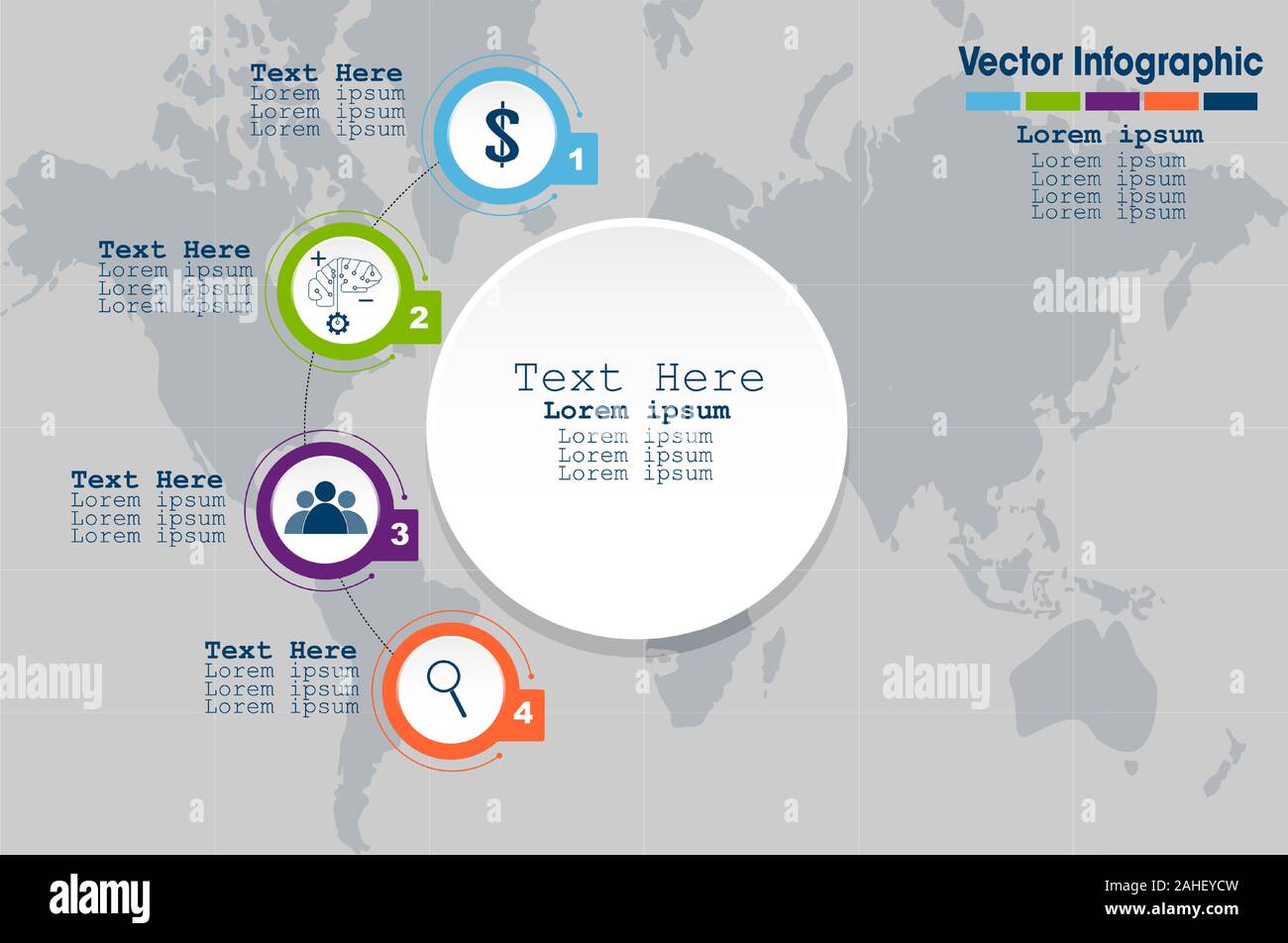 infographic work flow presentation - illustrate a strategy, business ...