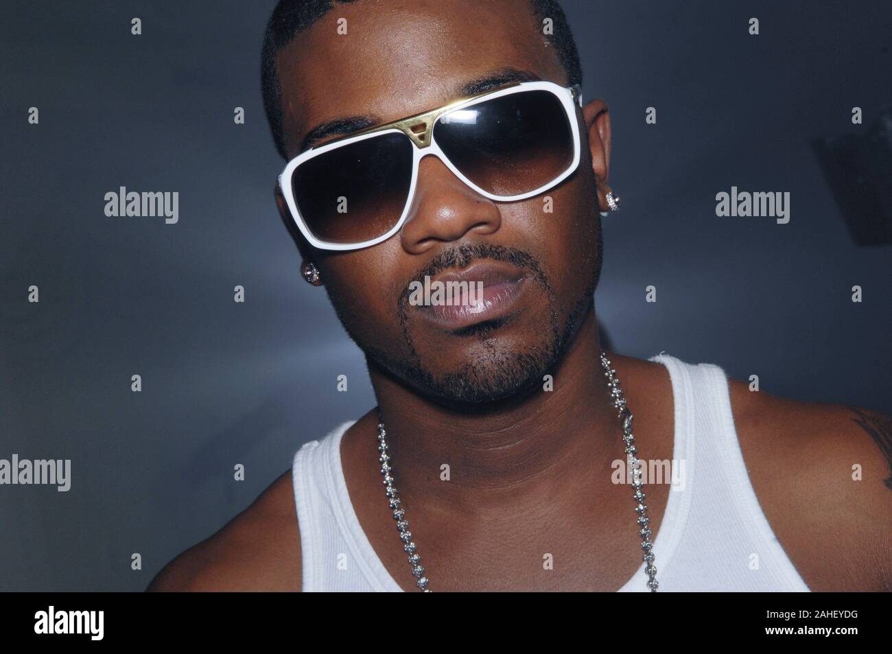 Singer / Actor William Raymond Norwood Jr. aka Ray J on set of 40 Glocc ...