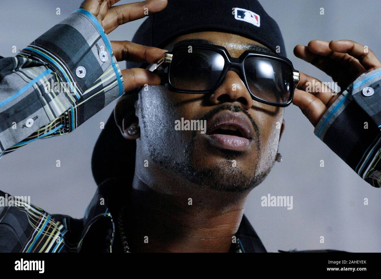 Singer / Actor William Raymond Norwood Jr. aka Ray J on set of 40 Glocc ...