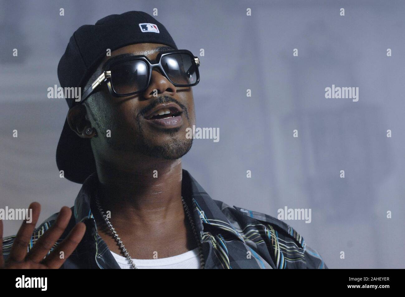 Singer / Actor William Raymond Norwood Jr. aka Ray J on set of 40 Glocc ...