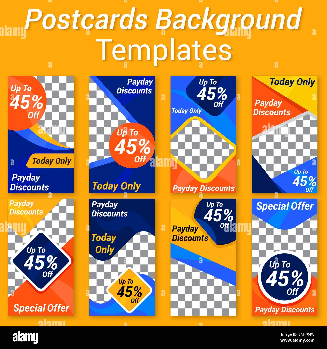 flyer collection template set Stock Vector Image & Art - Alamy