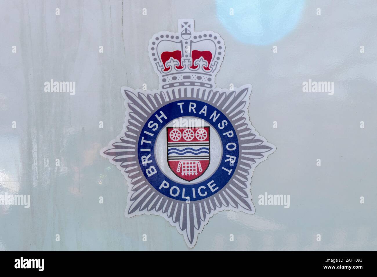 British transport police logo hi-res stock photography and images - Alamy