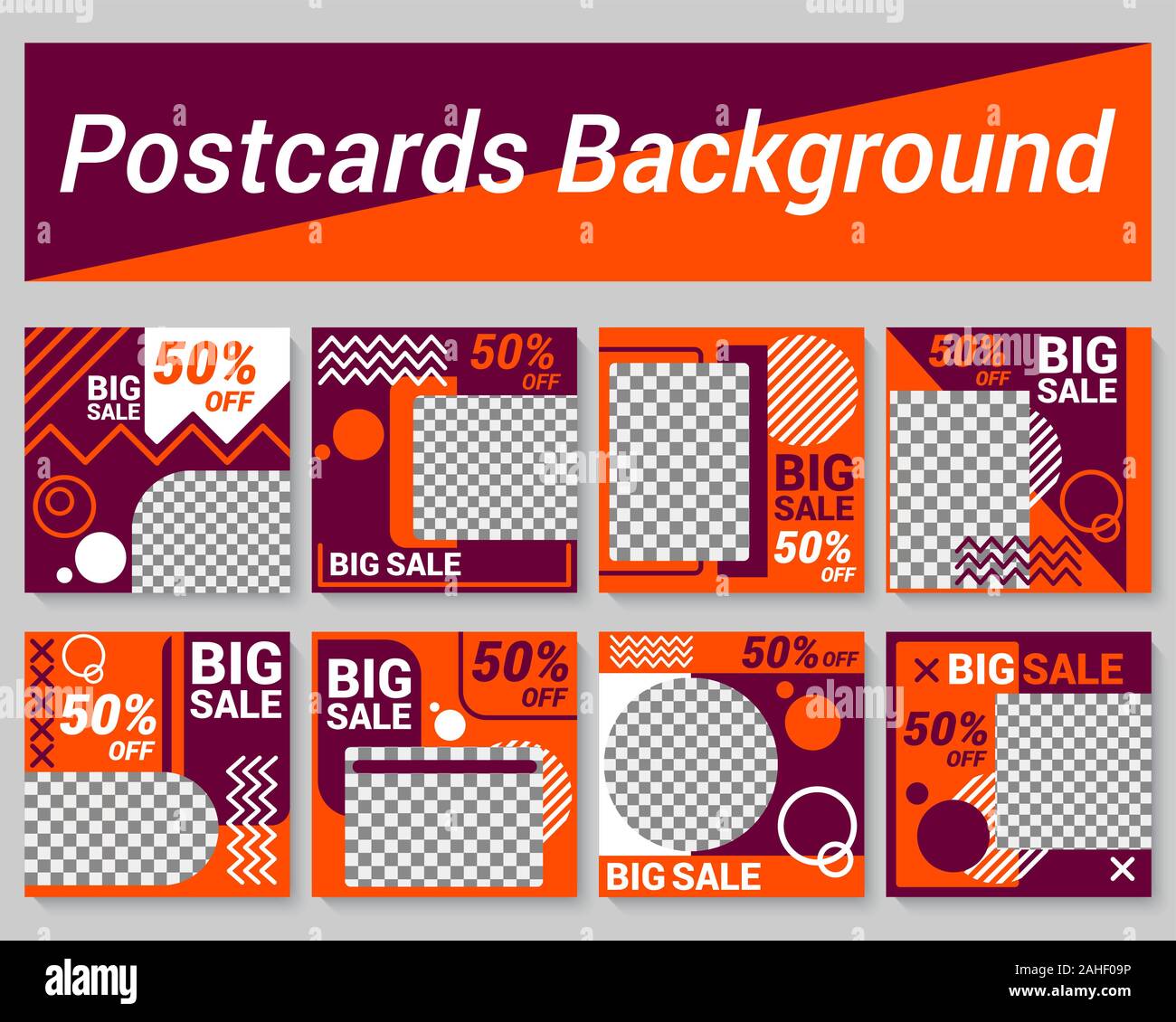 social media marketing square poster template Stock Vector Image & Art ...