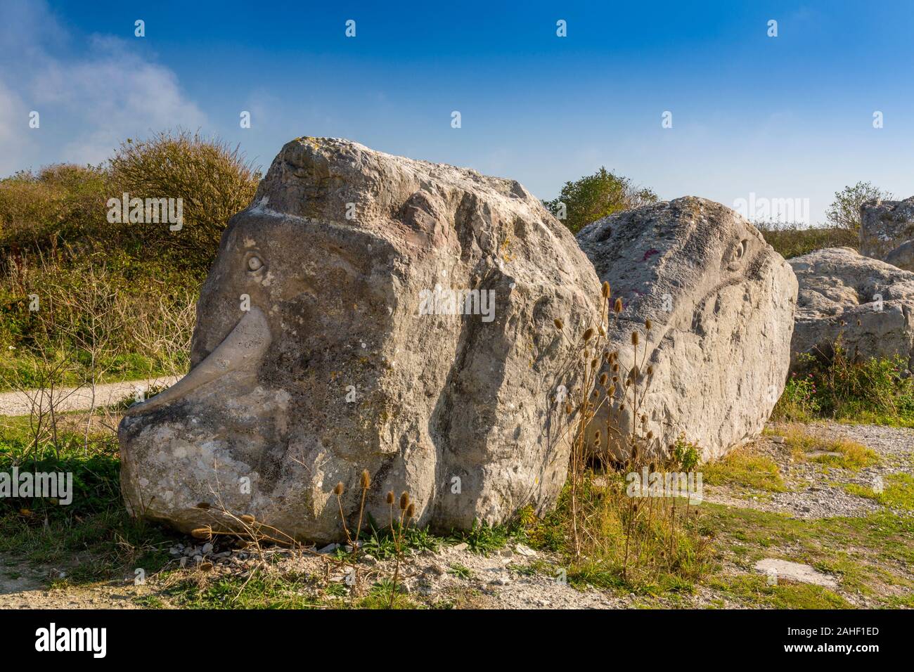 Tout quarry sculpture park hi-res stock photography and images - Alamy