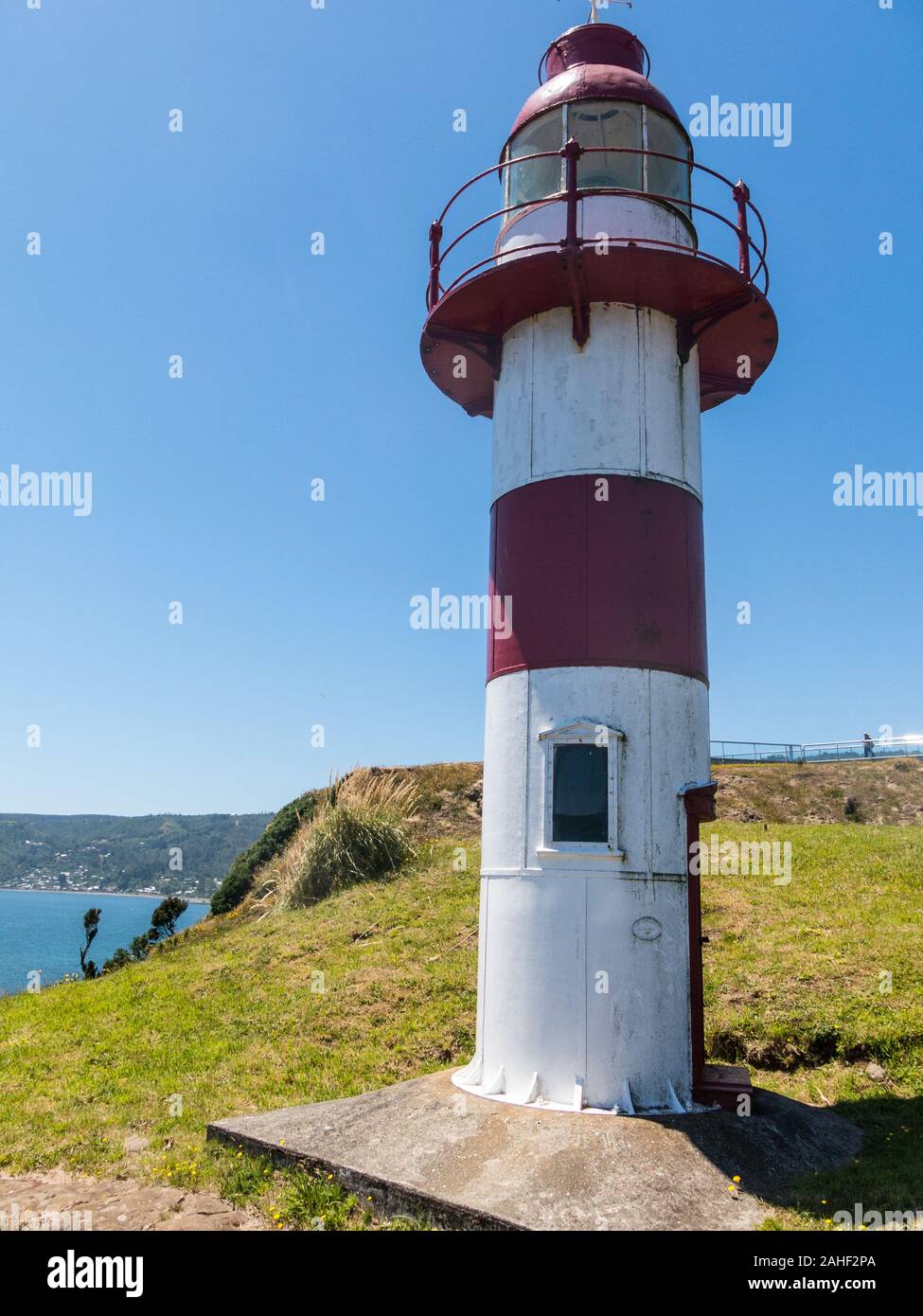 Lighthouse in Niebla, Valdivia, Chile. Lighthouse in the Spanish ...