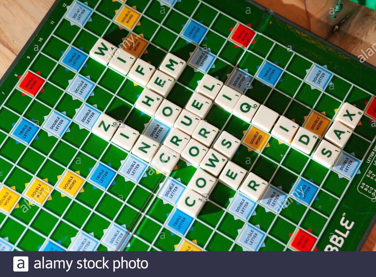 Hand Scrabble Game High Resolution Stock Photography and Images - Alamy
