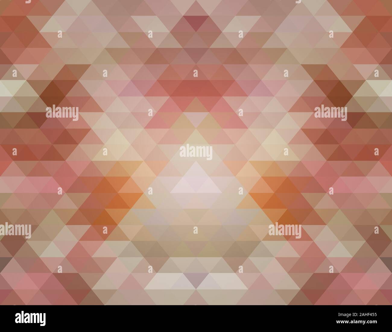 Abstract triangular shape background in bleached pink, beige, sand and ...