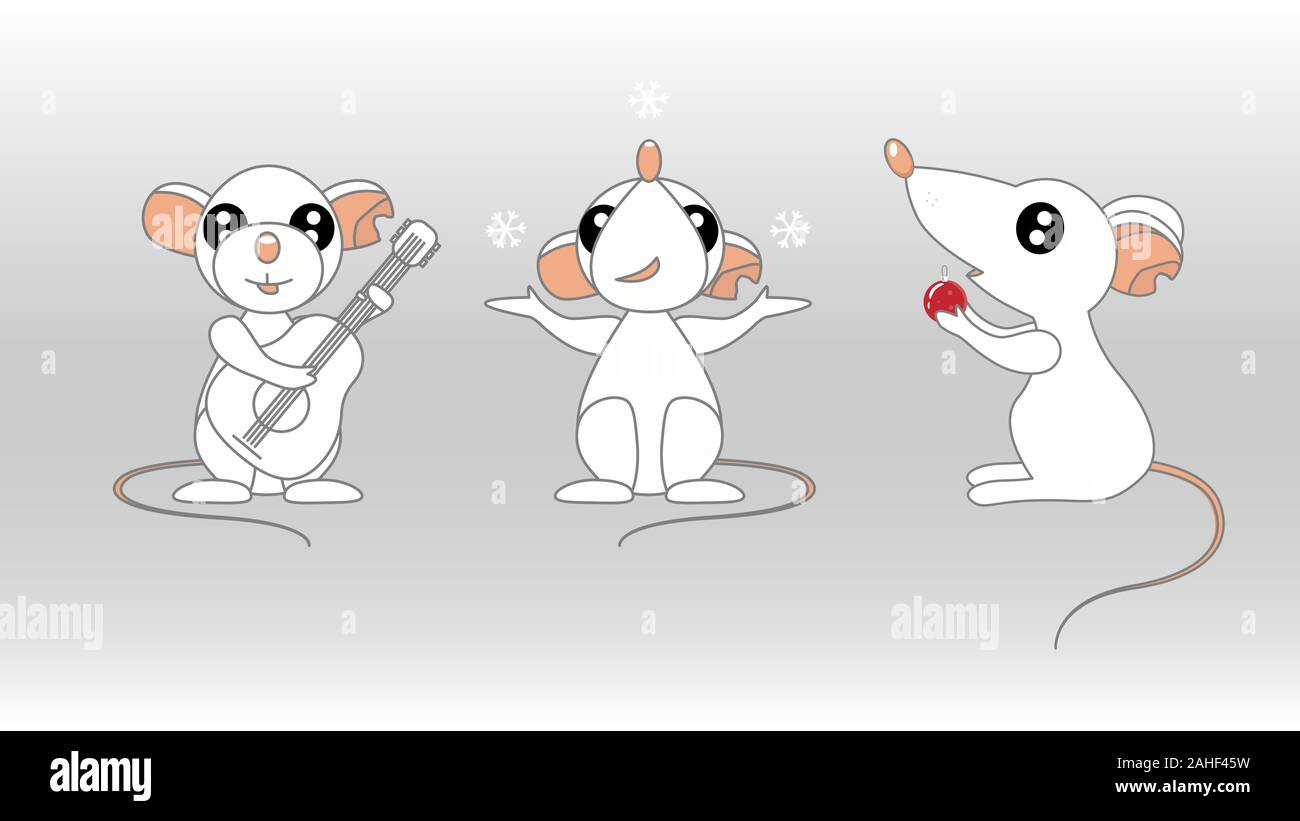 3 mice Stock Vector Images - Alamy