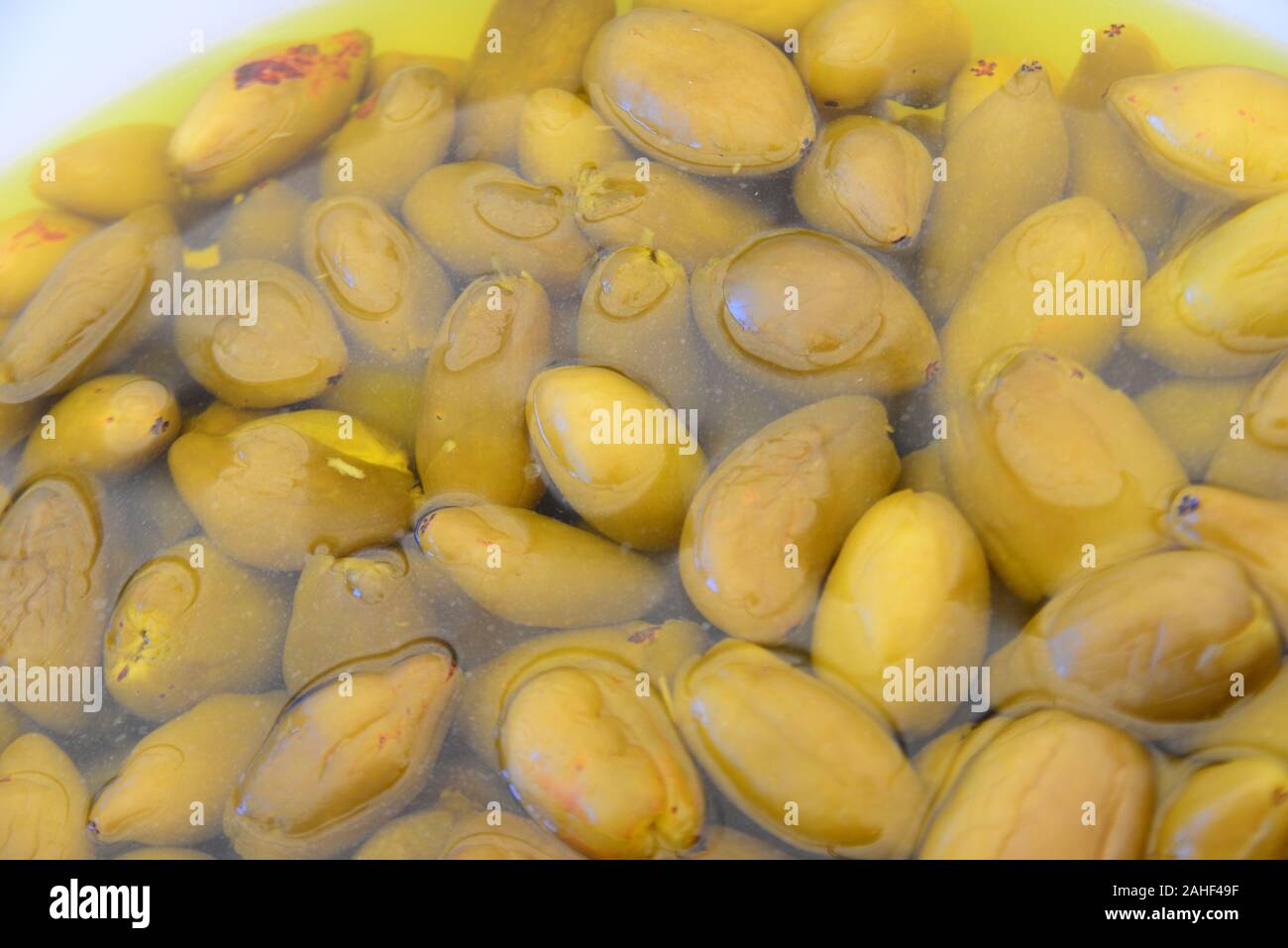 Thailand traditional pickled Madan fruit preserved in syrup Stock Photo ...