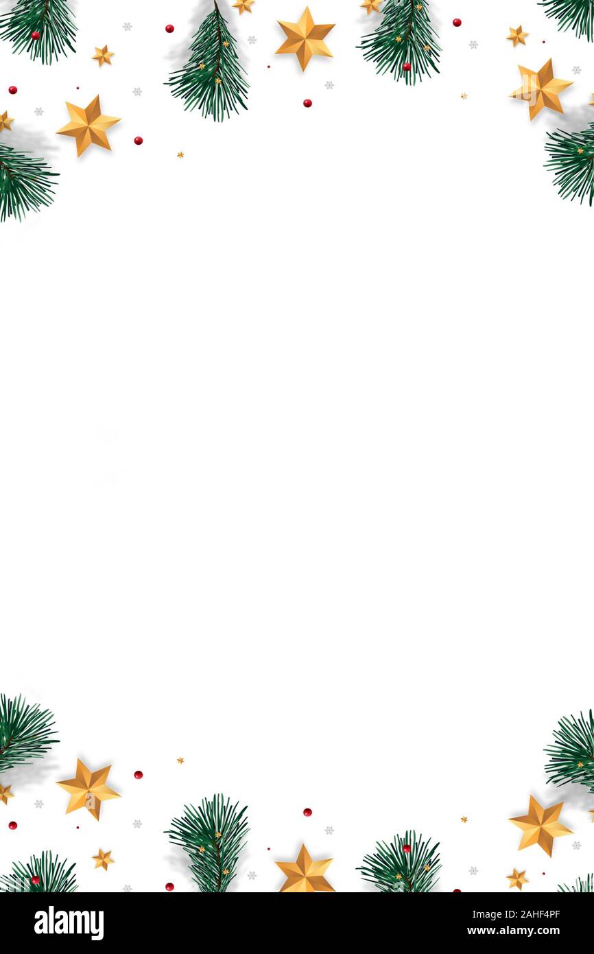 Christmas Star Border Clip Art