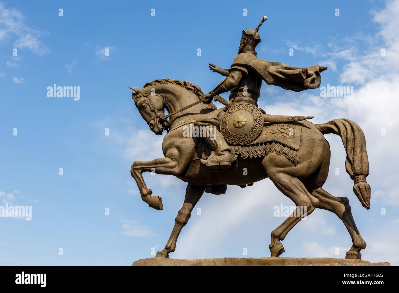 Tashkent, Uzbekistan - November 3, 2019: Amir Timur monument. Monument ...