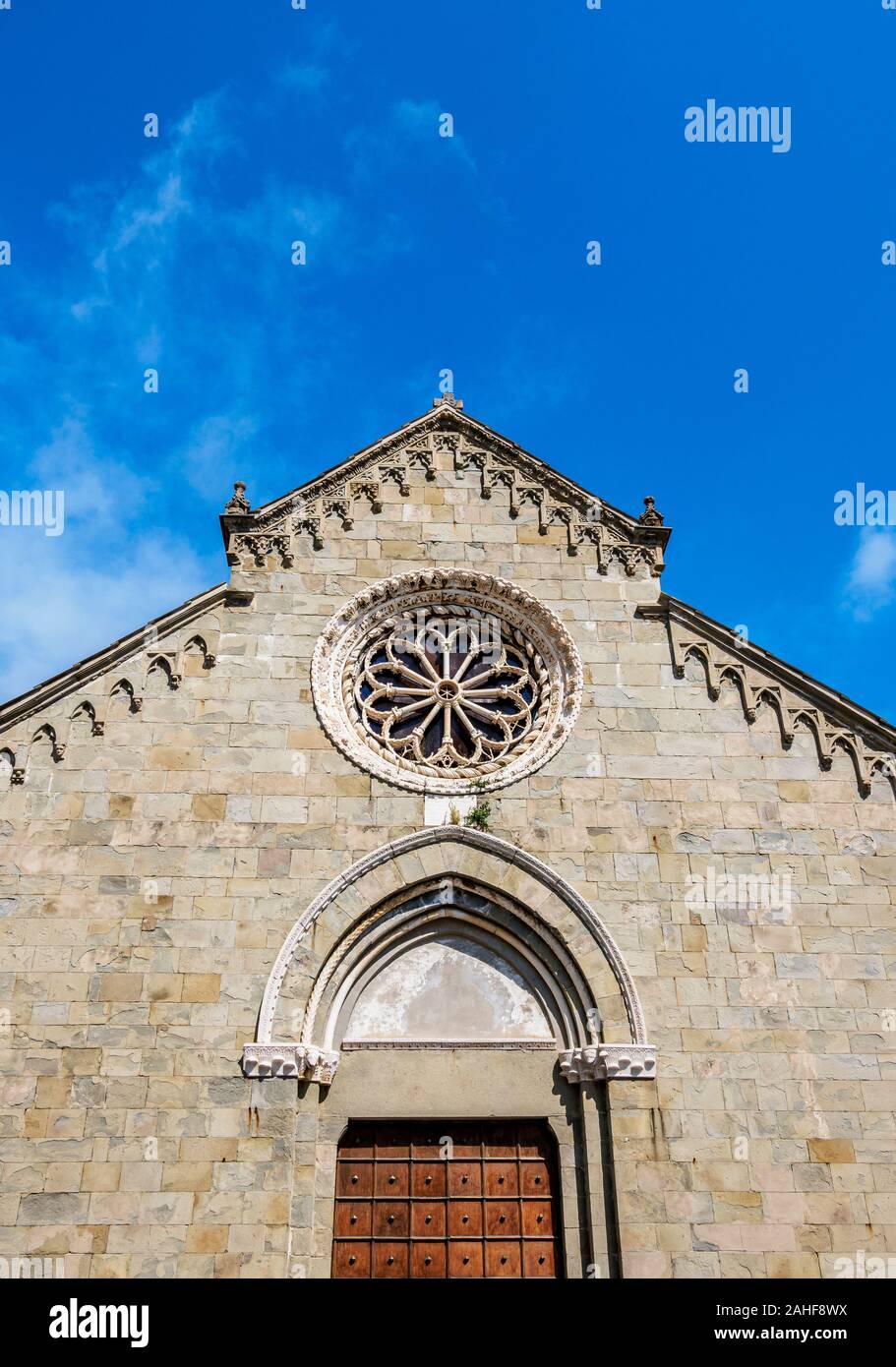 San Lorenzo Church, Manarola, Cinque Terre, UNESCO World Heritage Site ...