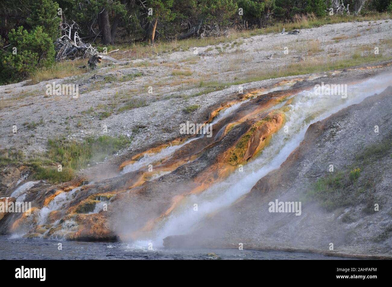 Grand Prismatic pool at Yellowstone Stock Photo - Alamy