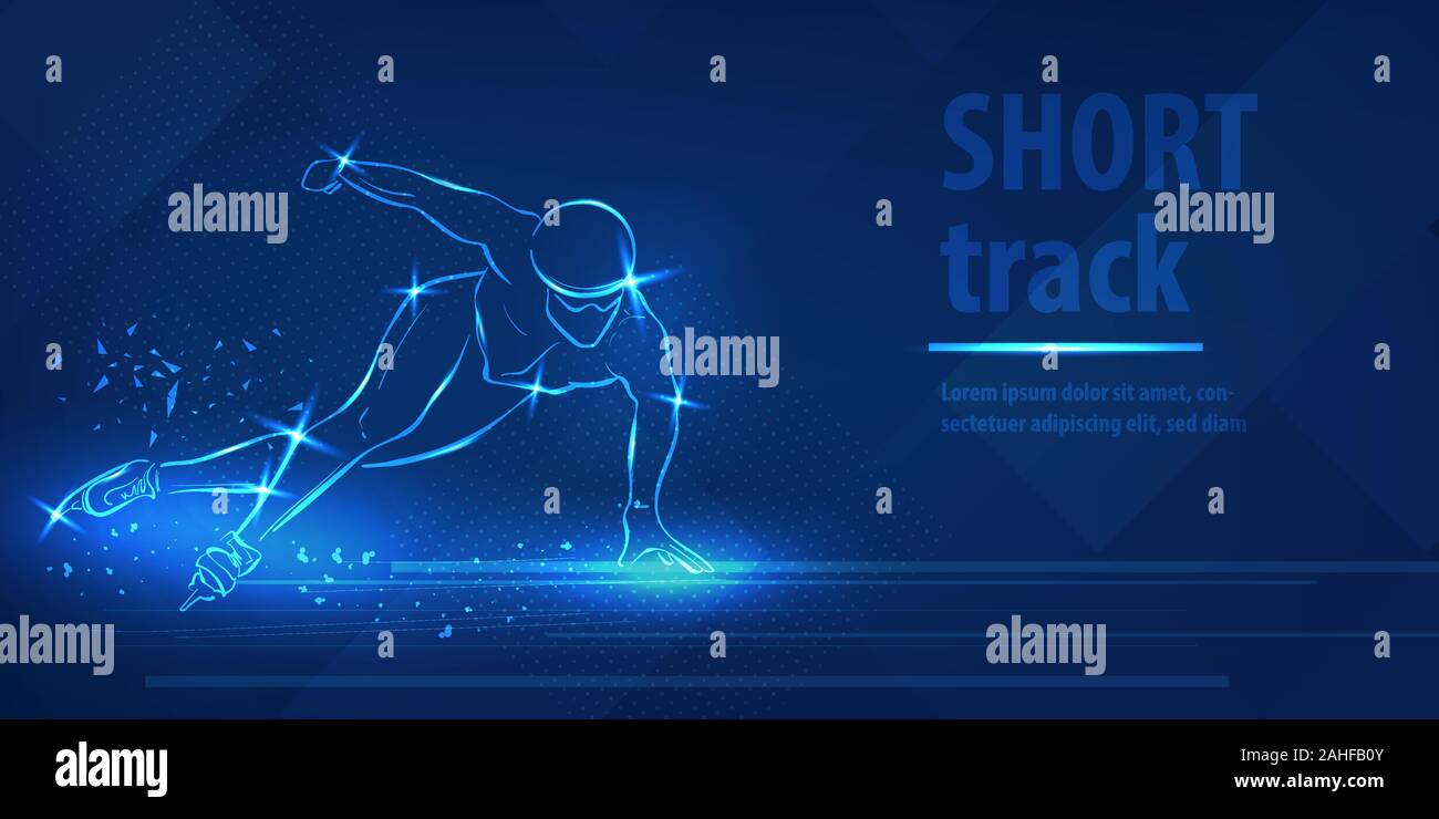 Short track track star Stock Vector Images - Alamy