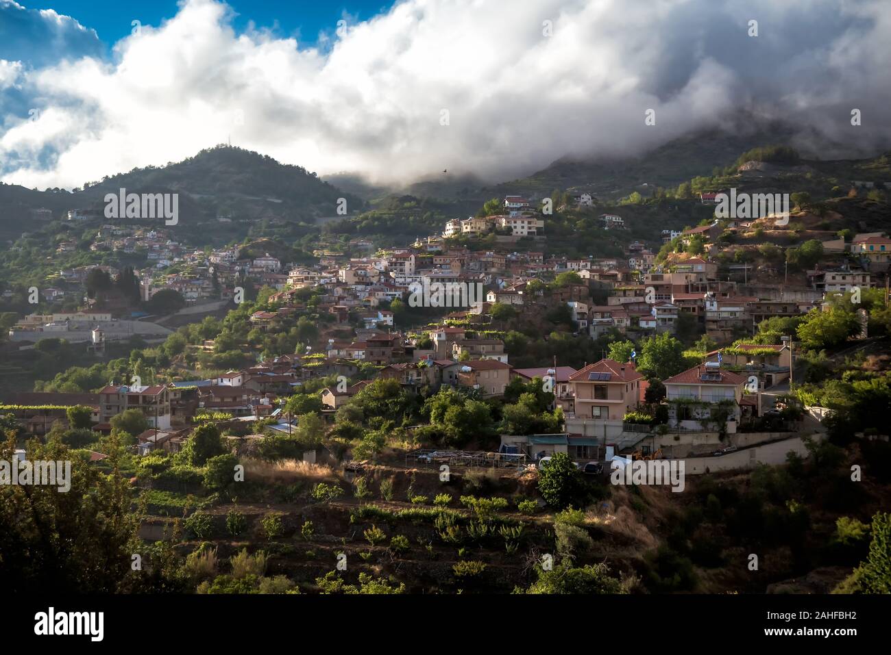 Agros village hi-res stock photography and images - Alamy