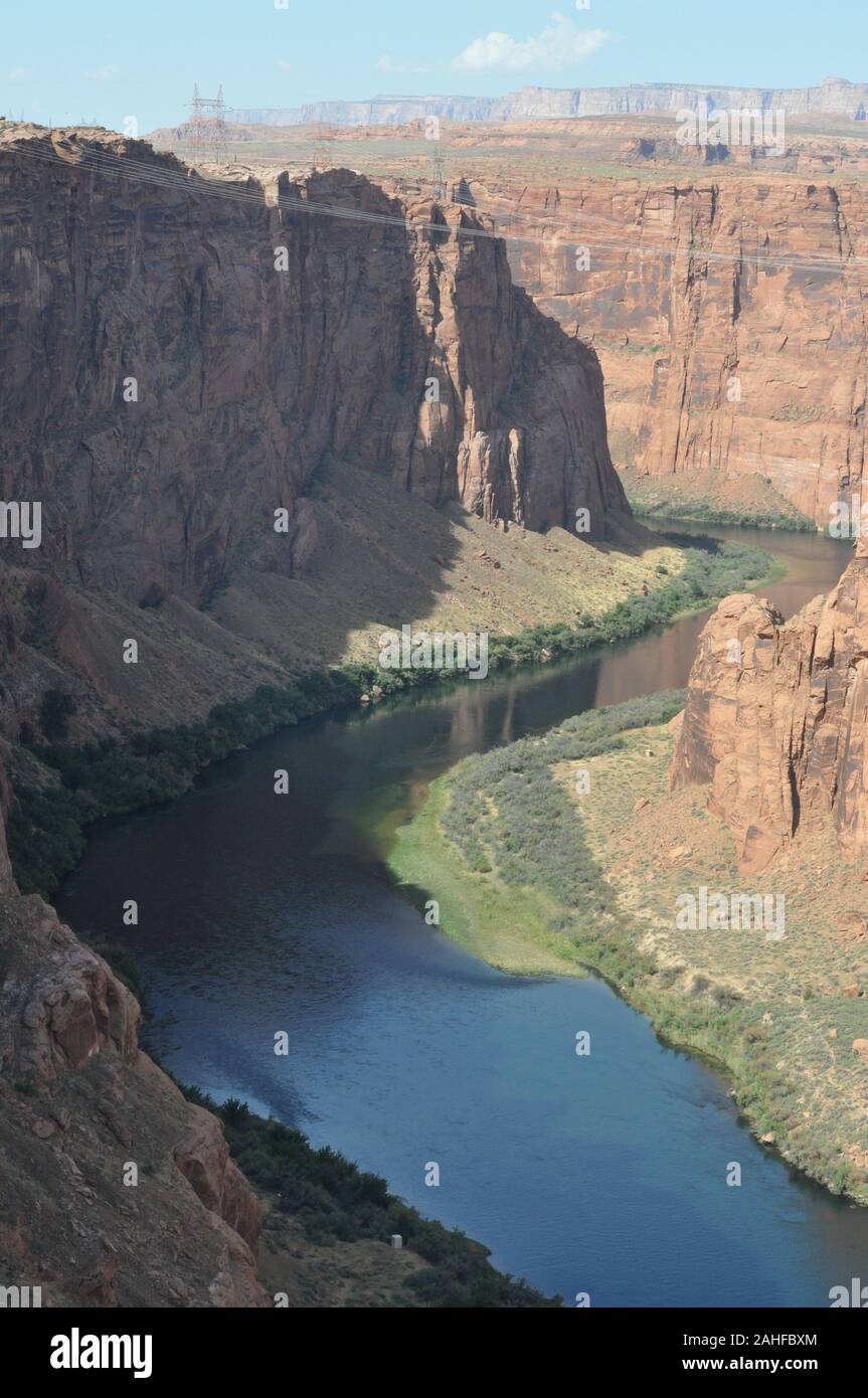 Colorado river at horseshoe bend hi-res stock photography and images ...
