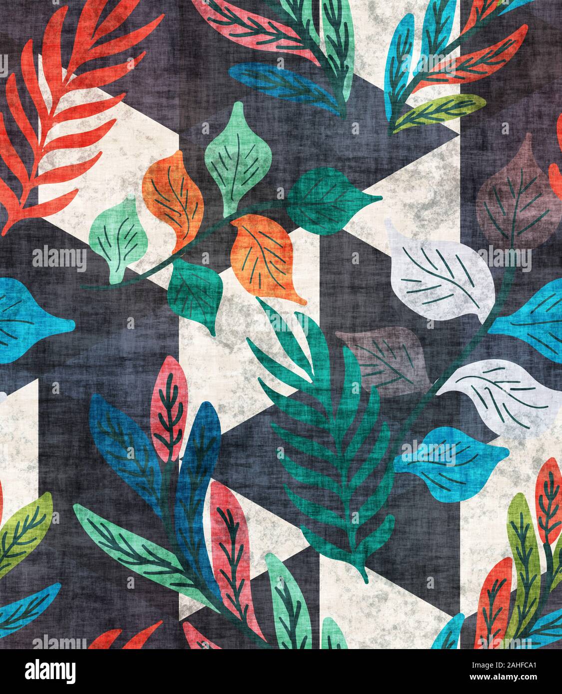 Grungy tropical plants hi-res stock photography and images - Alamy