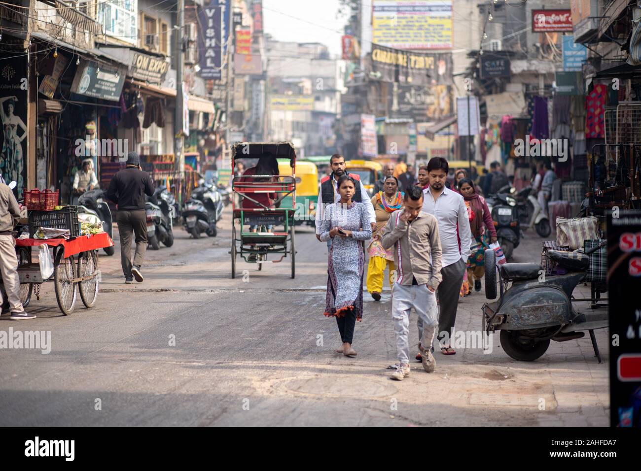 Paharganj District in Delhi, India Stock Photo - Alamy